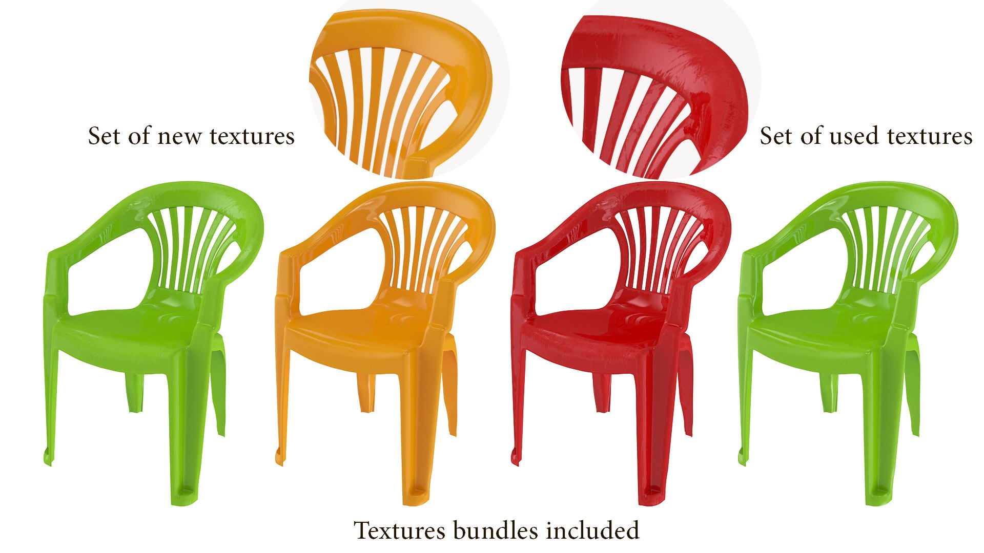 Plastic chair v2 3D - TurboSquid 1584868