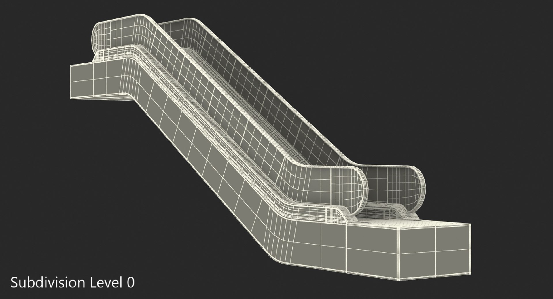 3D Model Escalator 2 - TurboSquid 1247875