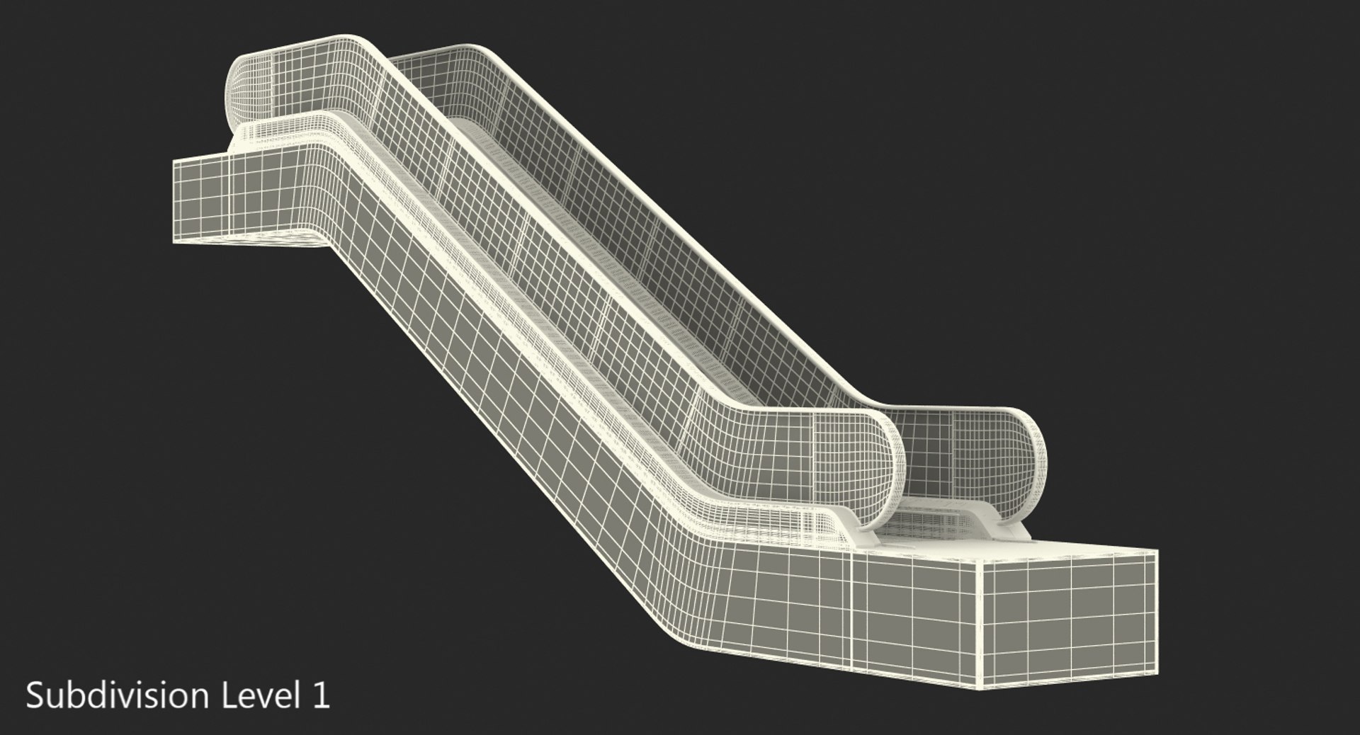 3D Model Escalator 2 - TurboSquid 1247875