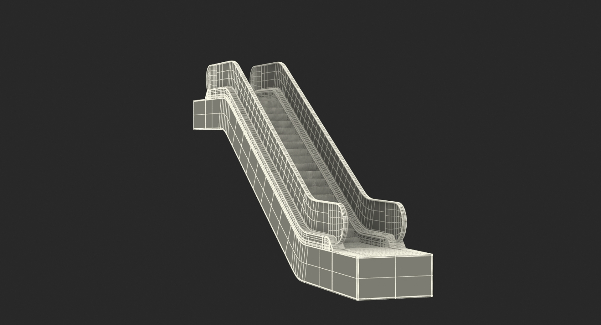 3D Model Escalator 2 - TurboSquid 1247875