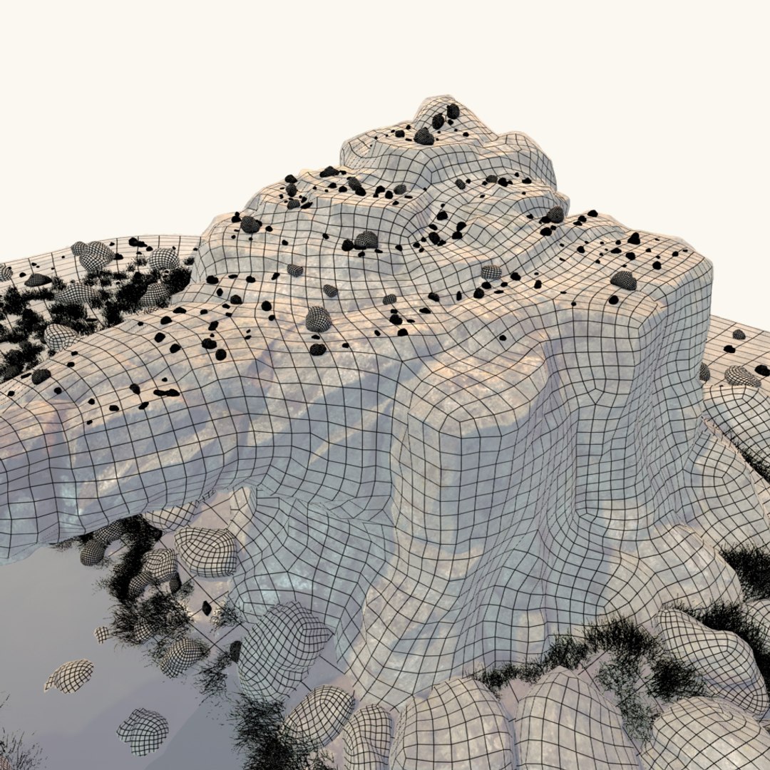 3D rock bridge - TurboSquid 1314082