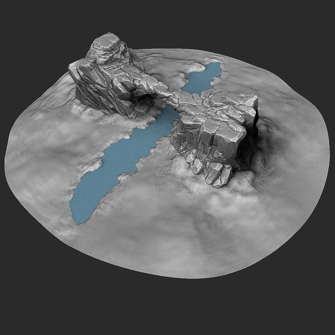 3D rock bridge - TurboSquid 1314082