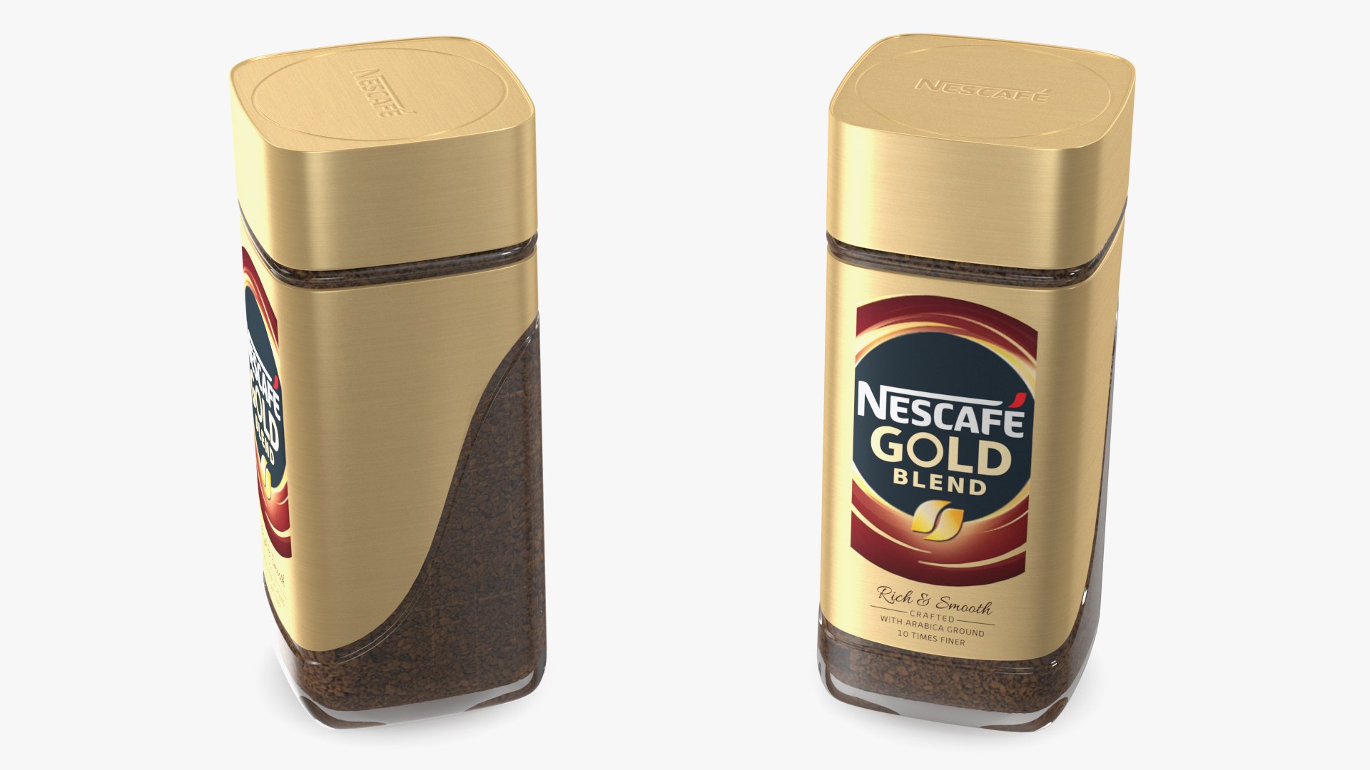 3D Nescafe Gold 200g Jar model - TurboSquid 2144504