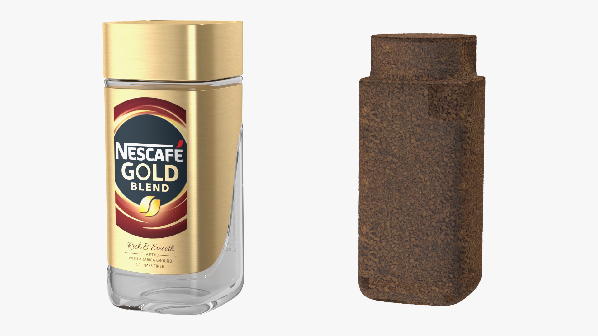 3D Nescafe Gold 200g Jar model - TurboSquid 2144504