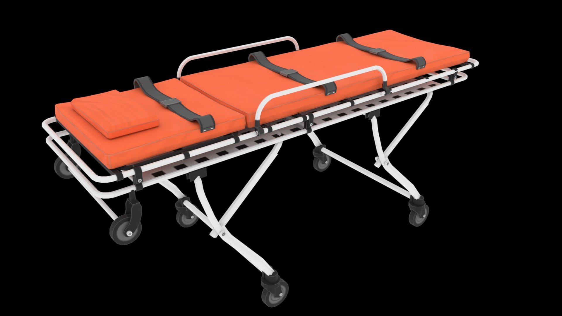 3D Ambulance Stretcher - TurboSquid 2256168