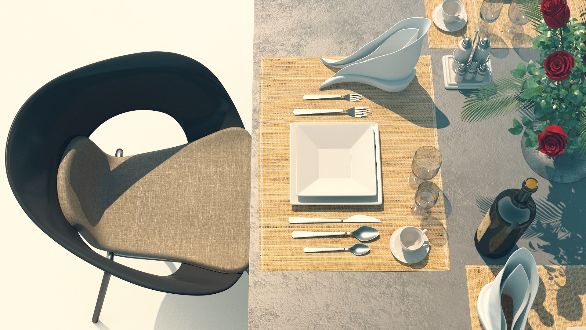Dining Table 3D Model - TurboSquid 1596440