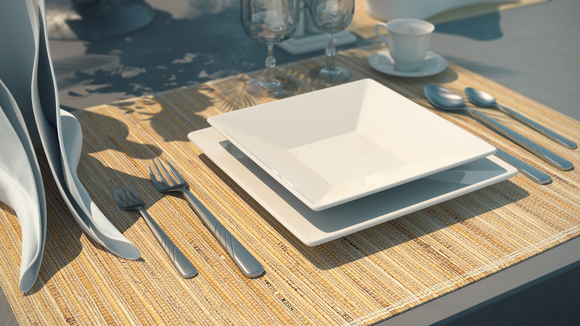 Dining Table 3D Model - TurboSquid 1596440
