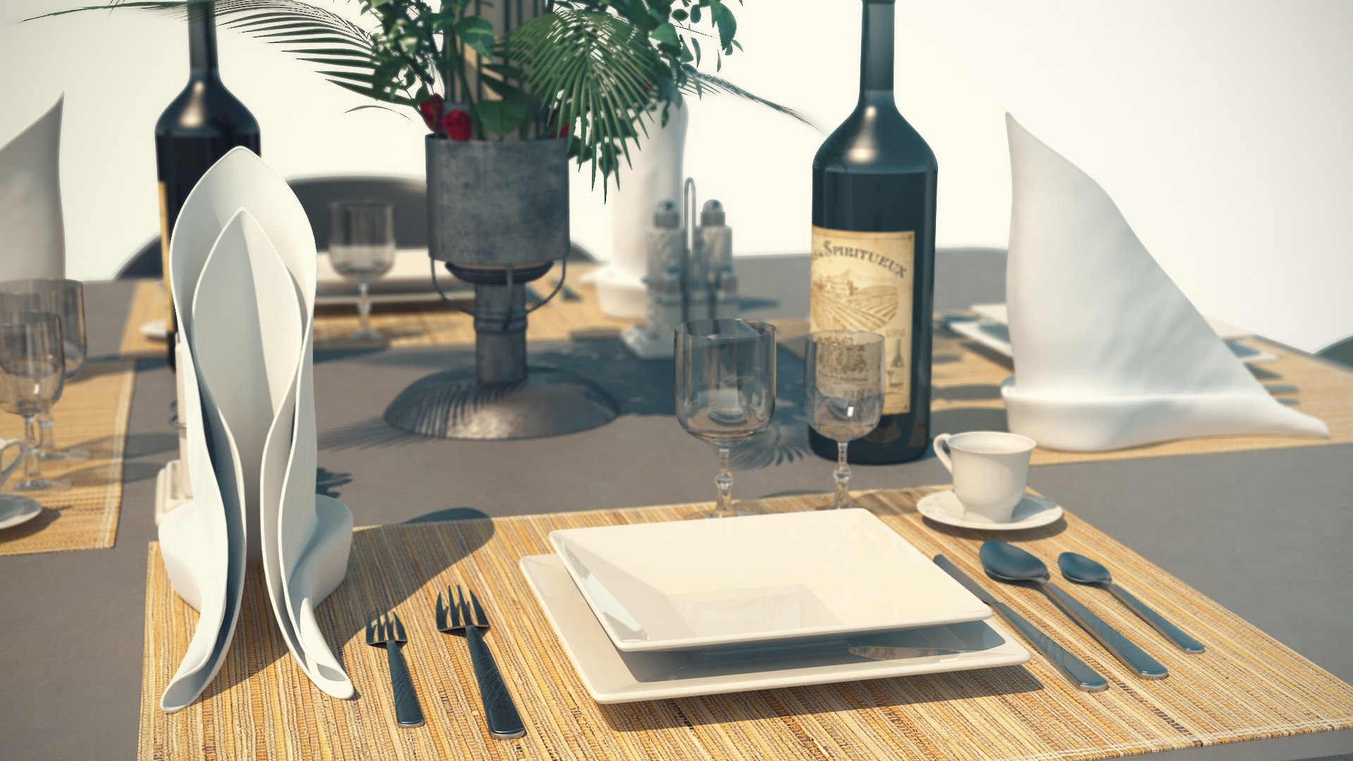 Dining Table 3D Model - TurboSquid 1596440