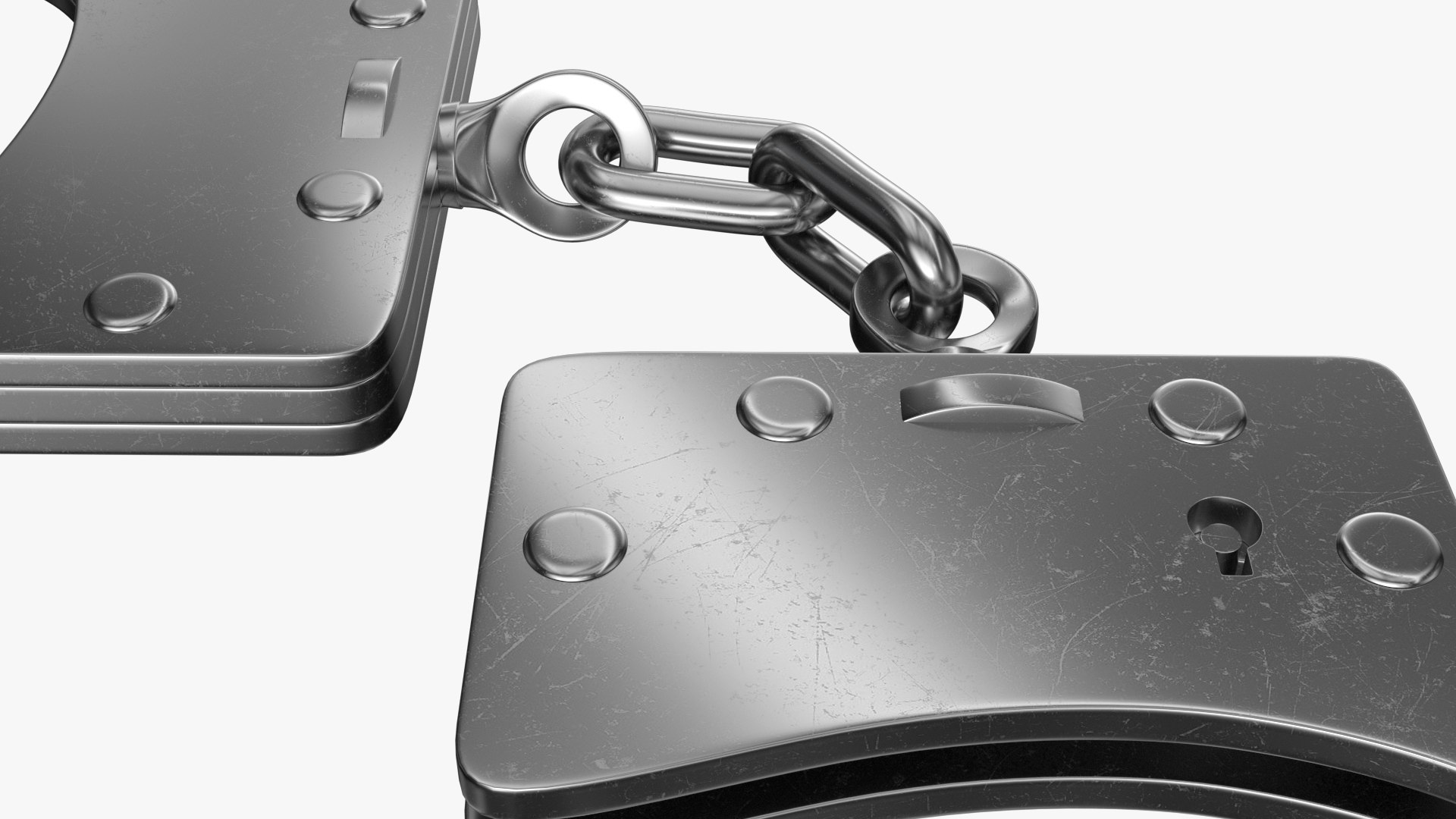 3D handcuff cuff - TurboSquid 1577648