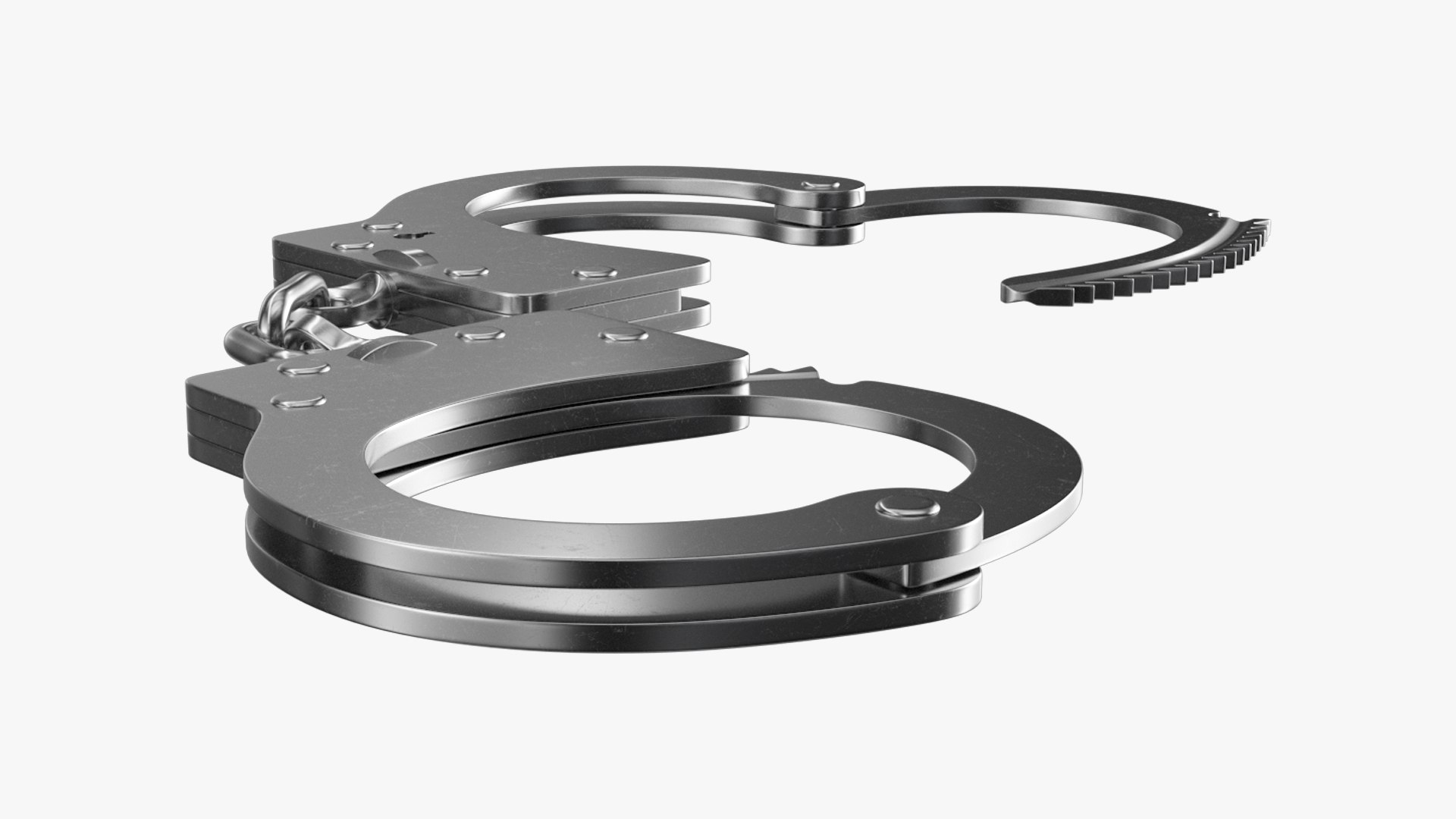3D handcuff cuff - TurboSquid 1577648
