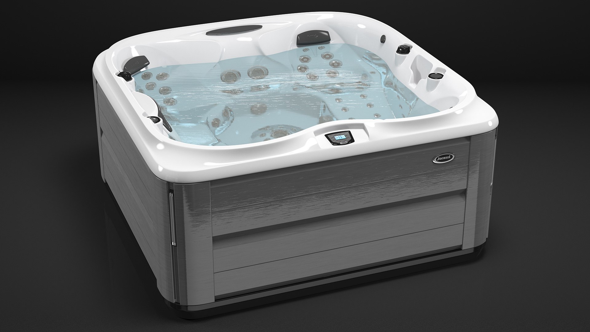 3D Jacuzzi J475 Spa Hot Tub White with Water - TurboSquid 1726005