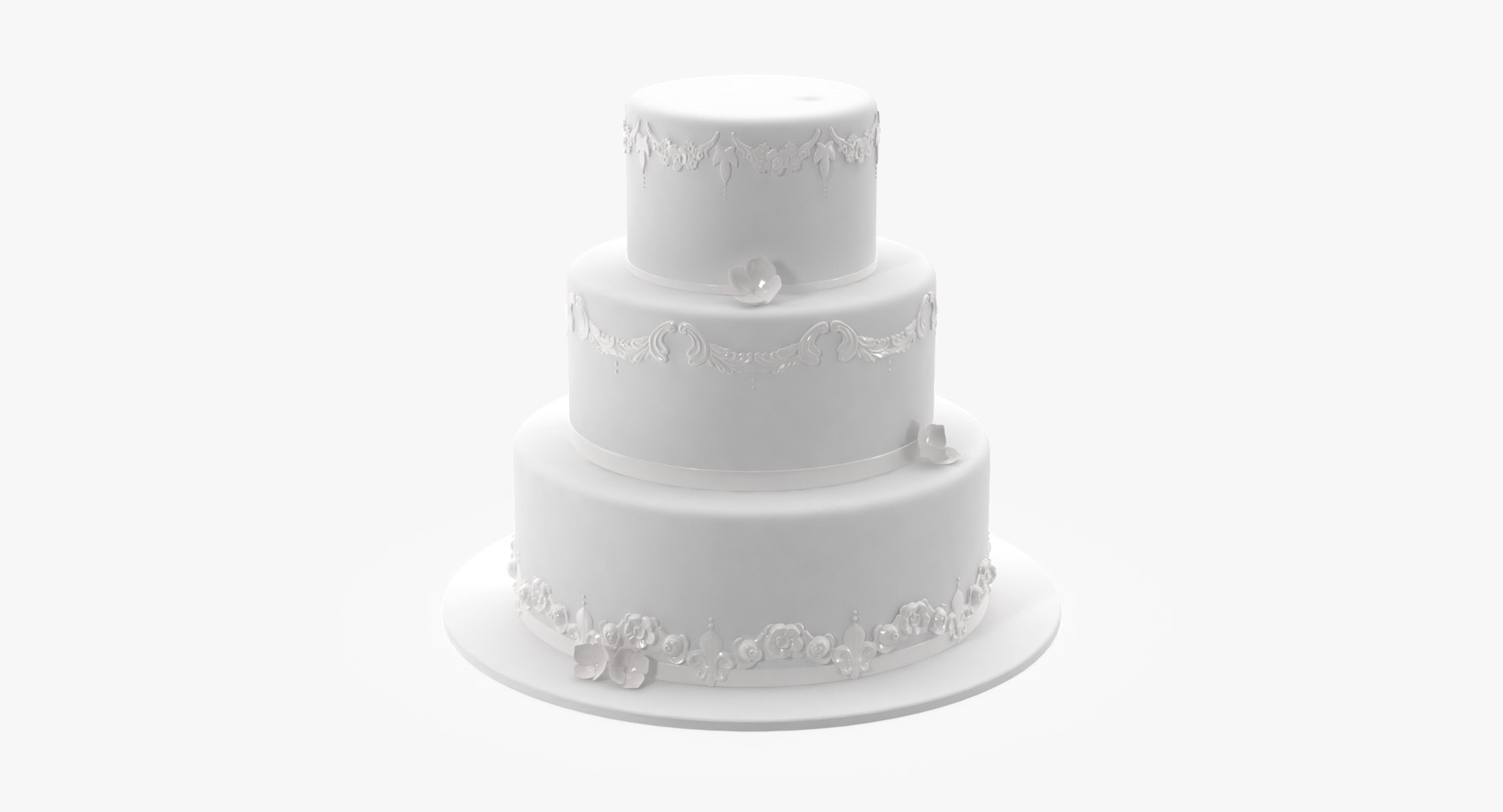 3d model wedding cake