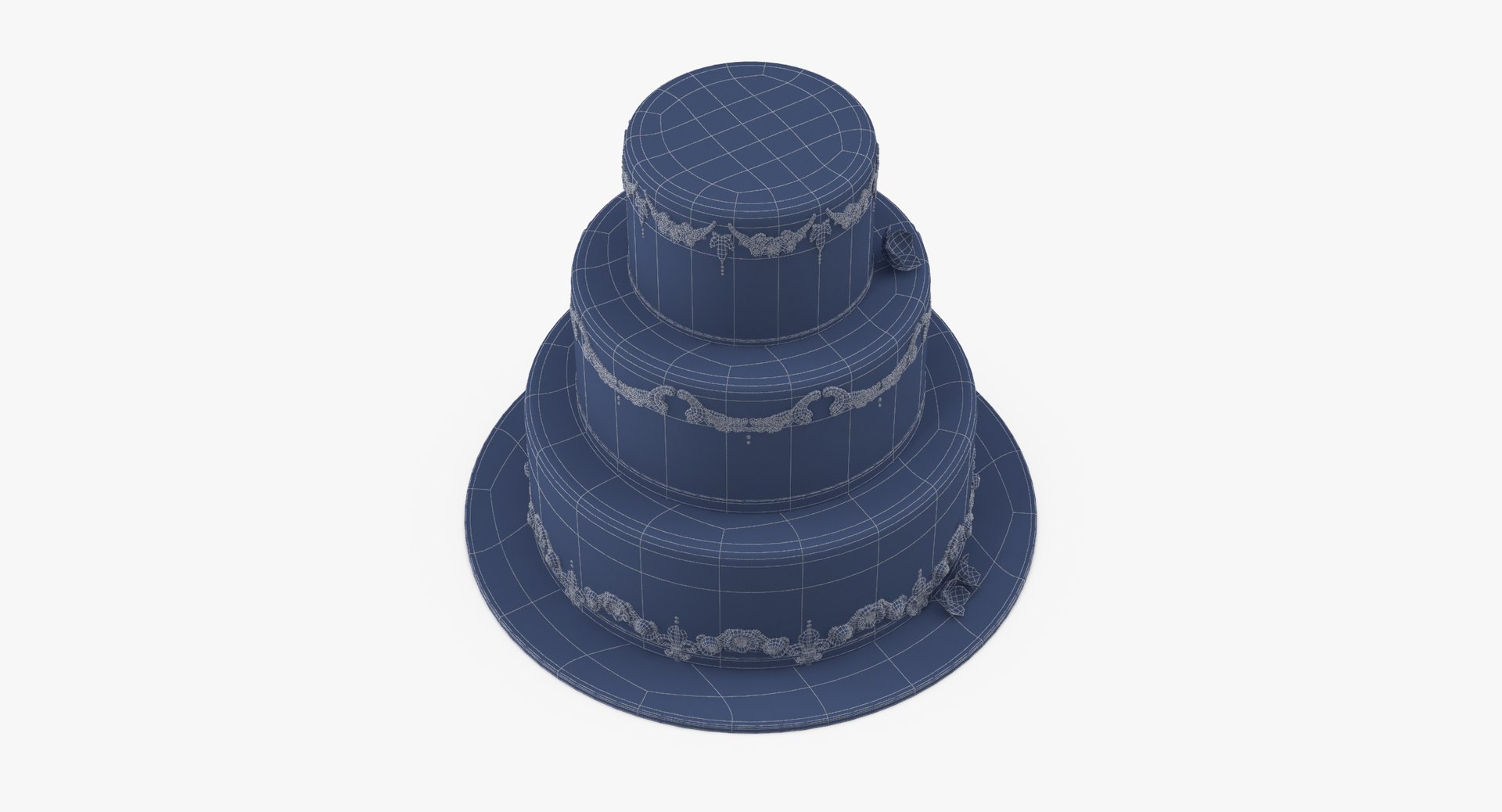 3d model wedding cake