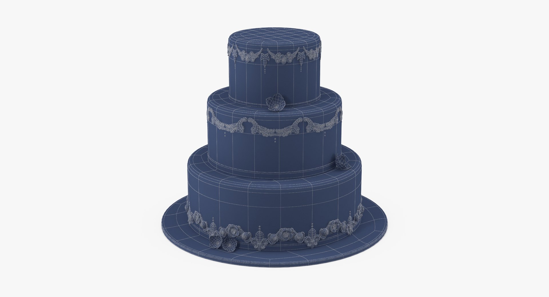 3d model wedding cake
