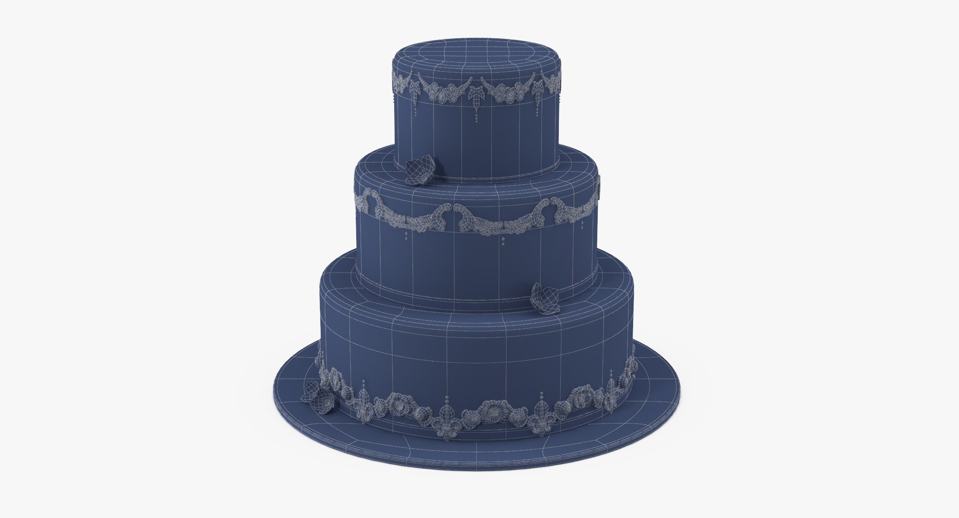 3d model wedding cake