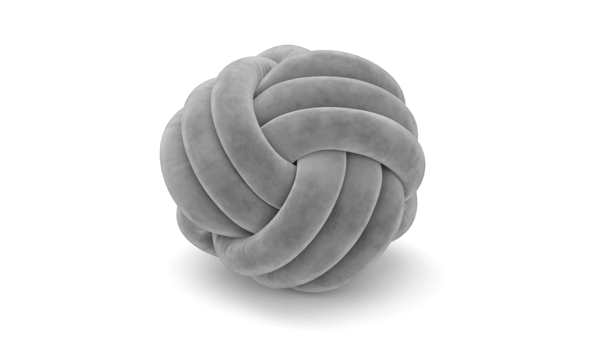 Knot Cushion Velvet 3D Model - TurboSquid 1970888