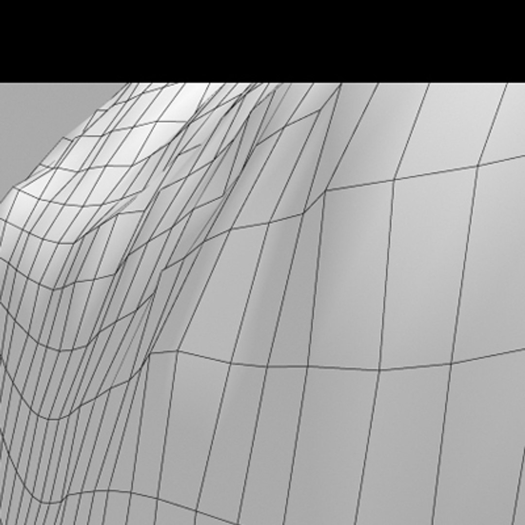 3d Frozen River Canyon Mountain Model