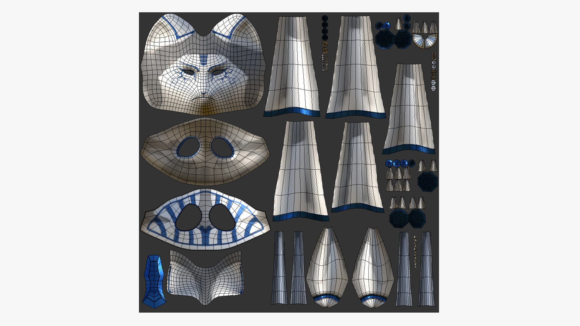 3D Sekhmet Mask A09 - Egyptian Gods Character Clothing - TurboSquid 2245239