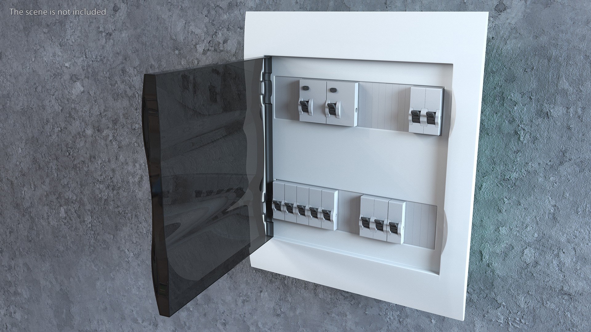 Electrical Enclosure With Circuit Breakers 3D Model - TurboSquid 2086695