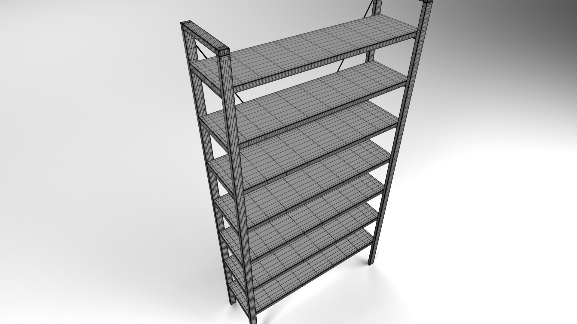3D bookshelves model - TurboSquid 1584454