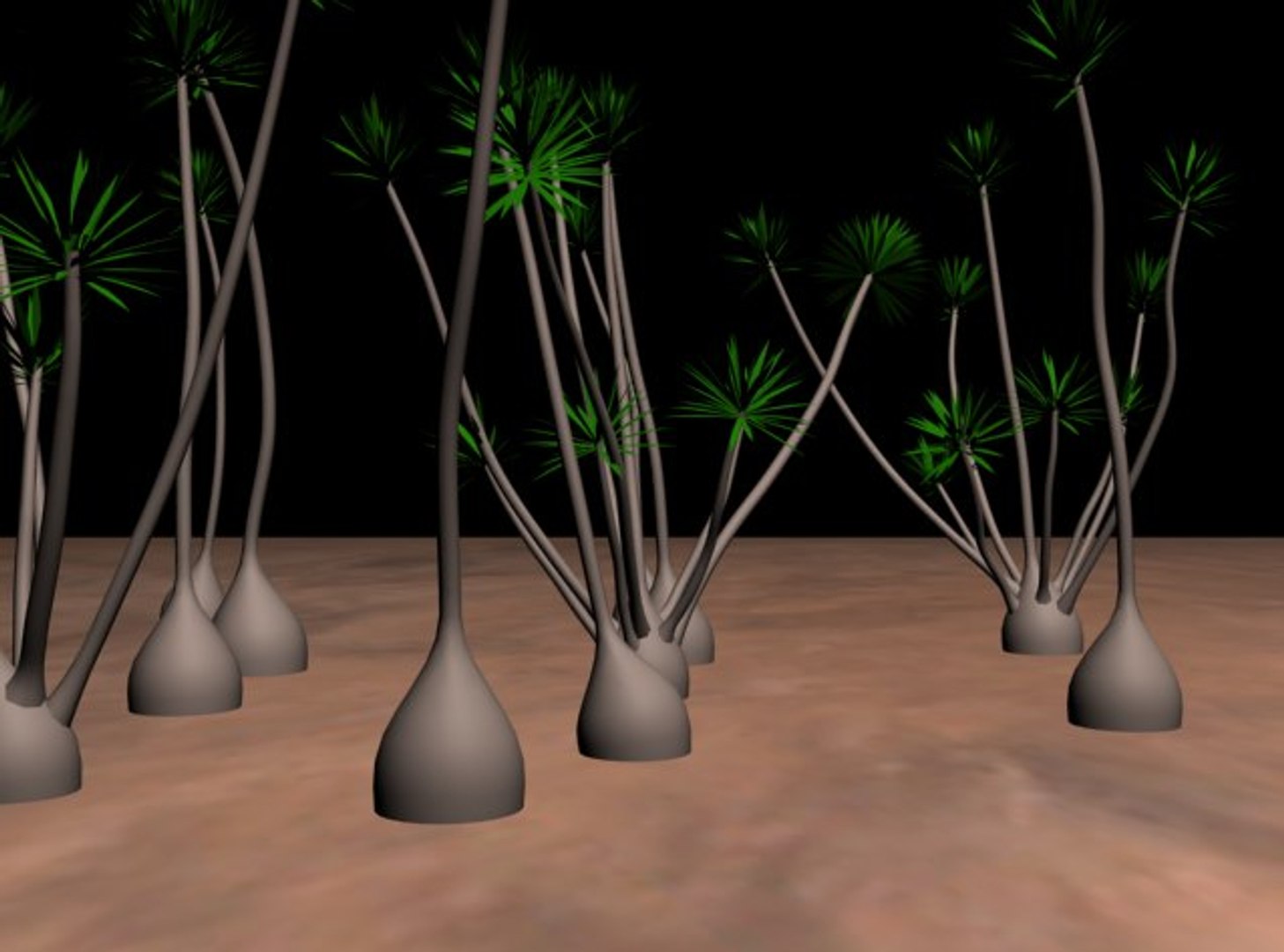 Free Yucca Trees 3d Model