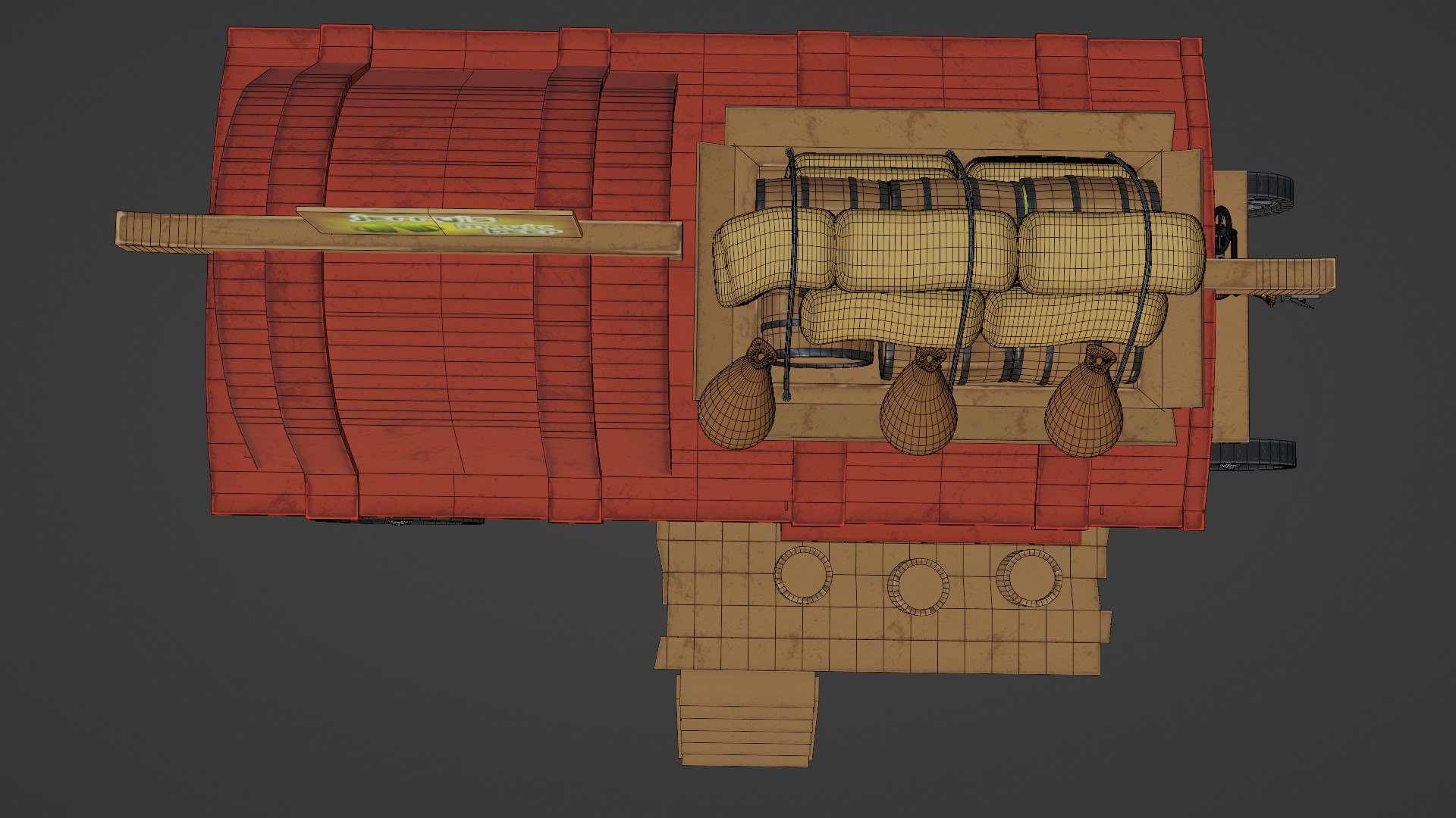 Medieval Fantasy Wagon Model - TurboSquid 1939009