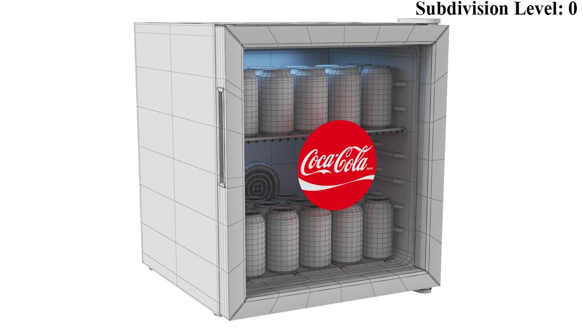Real mini fridge 3D model - TurboSquid 1613161