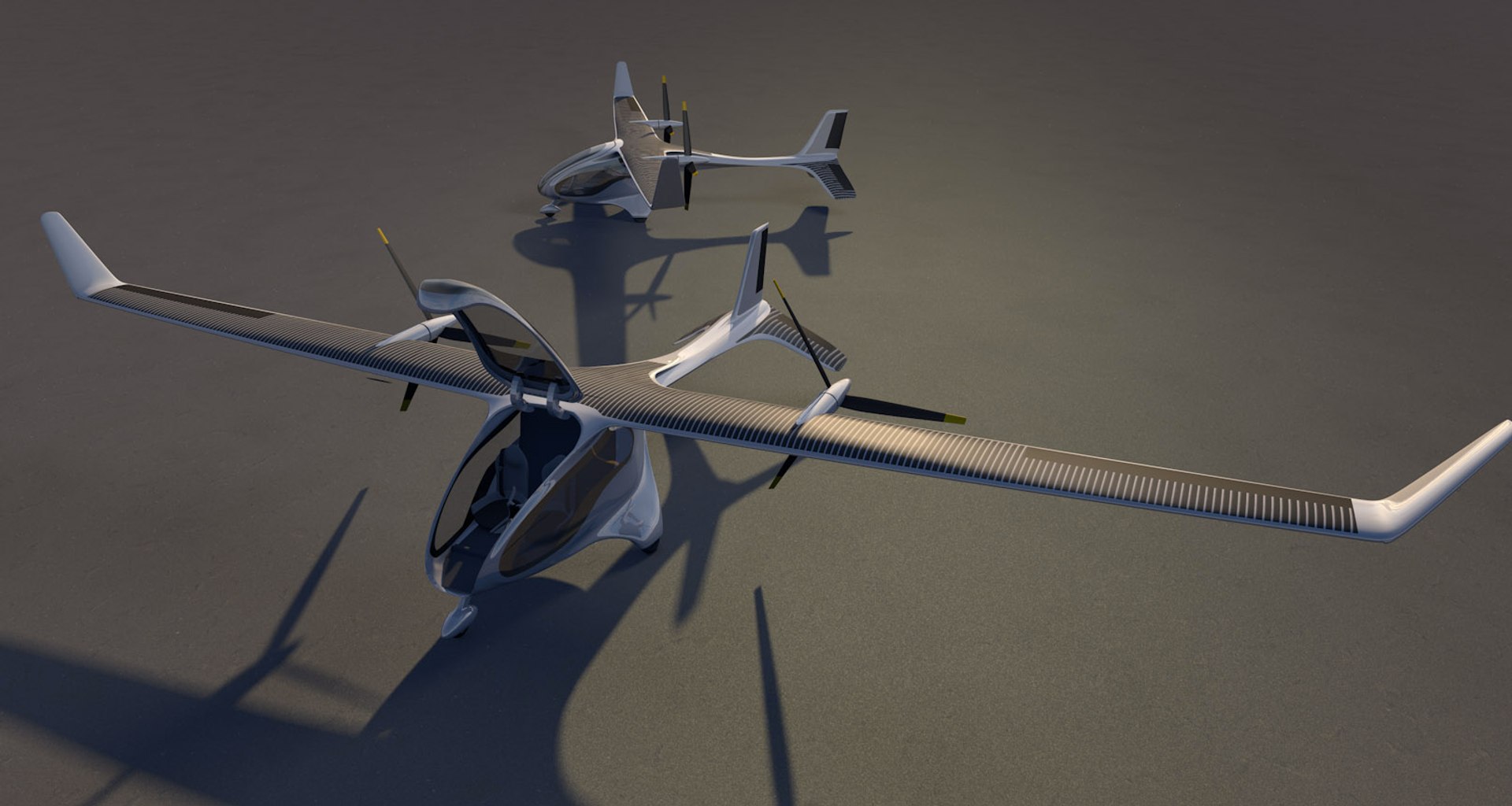 3D electric airplane - TurboSquid 1306083