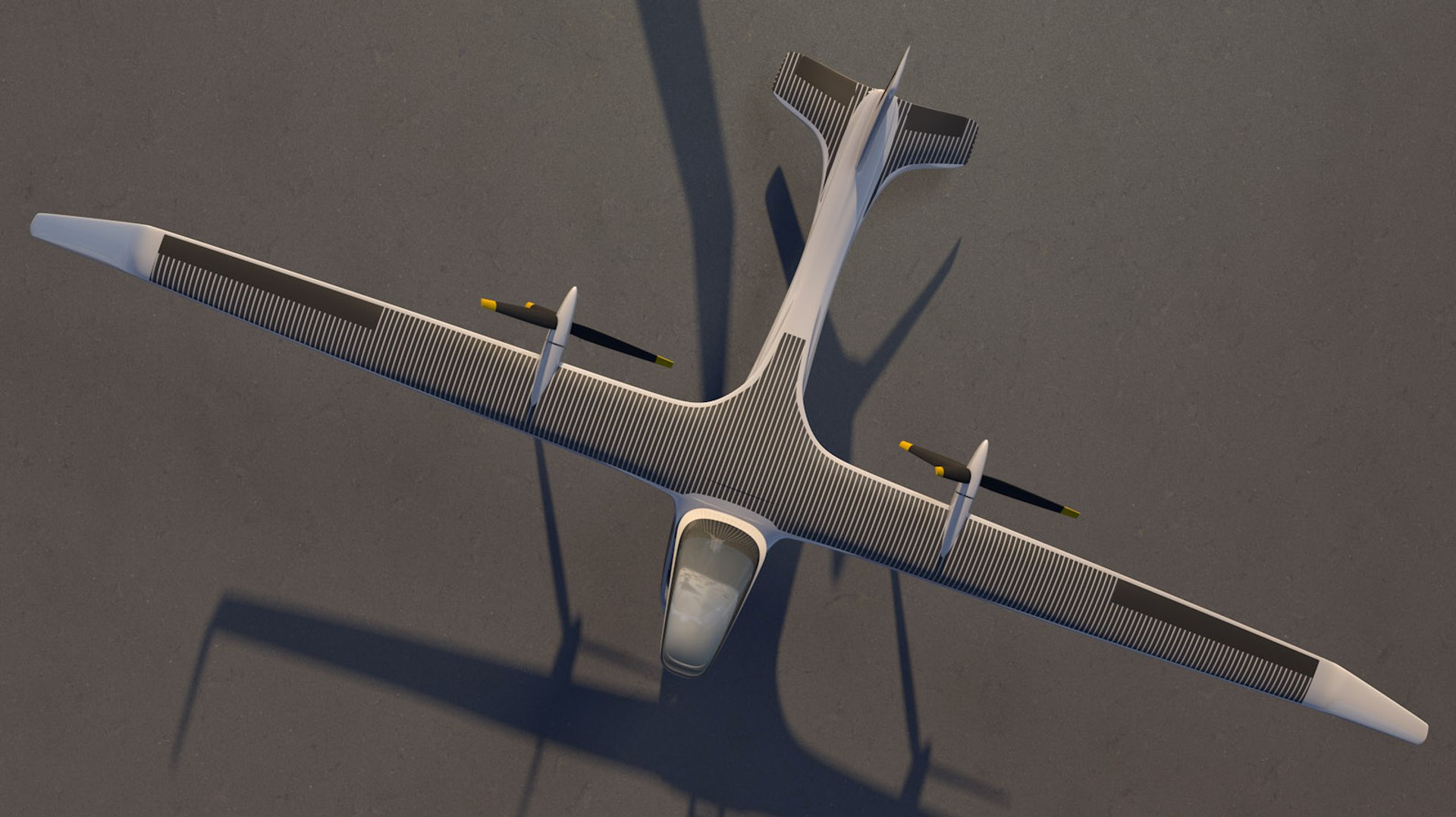 3D electric airplane - TurboSquid 1306083