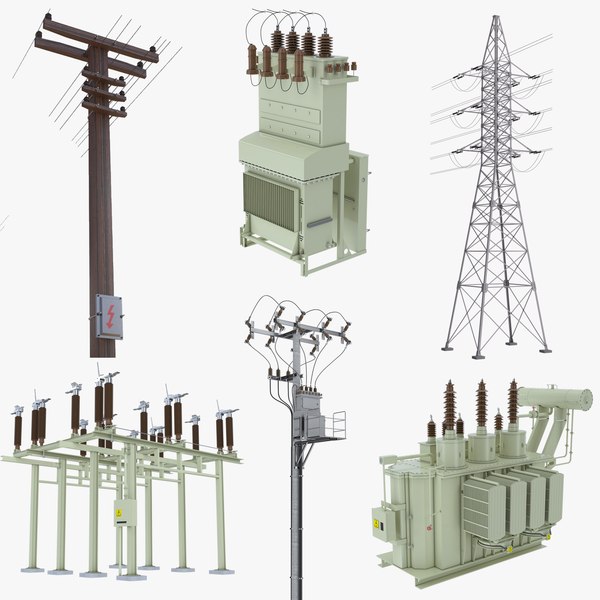 3D Powerline Models | TurboSquid