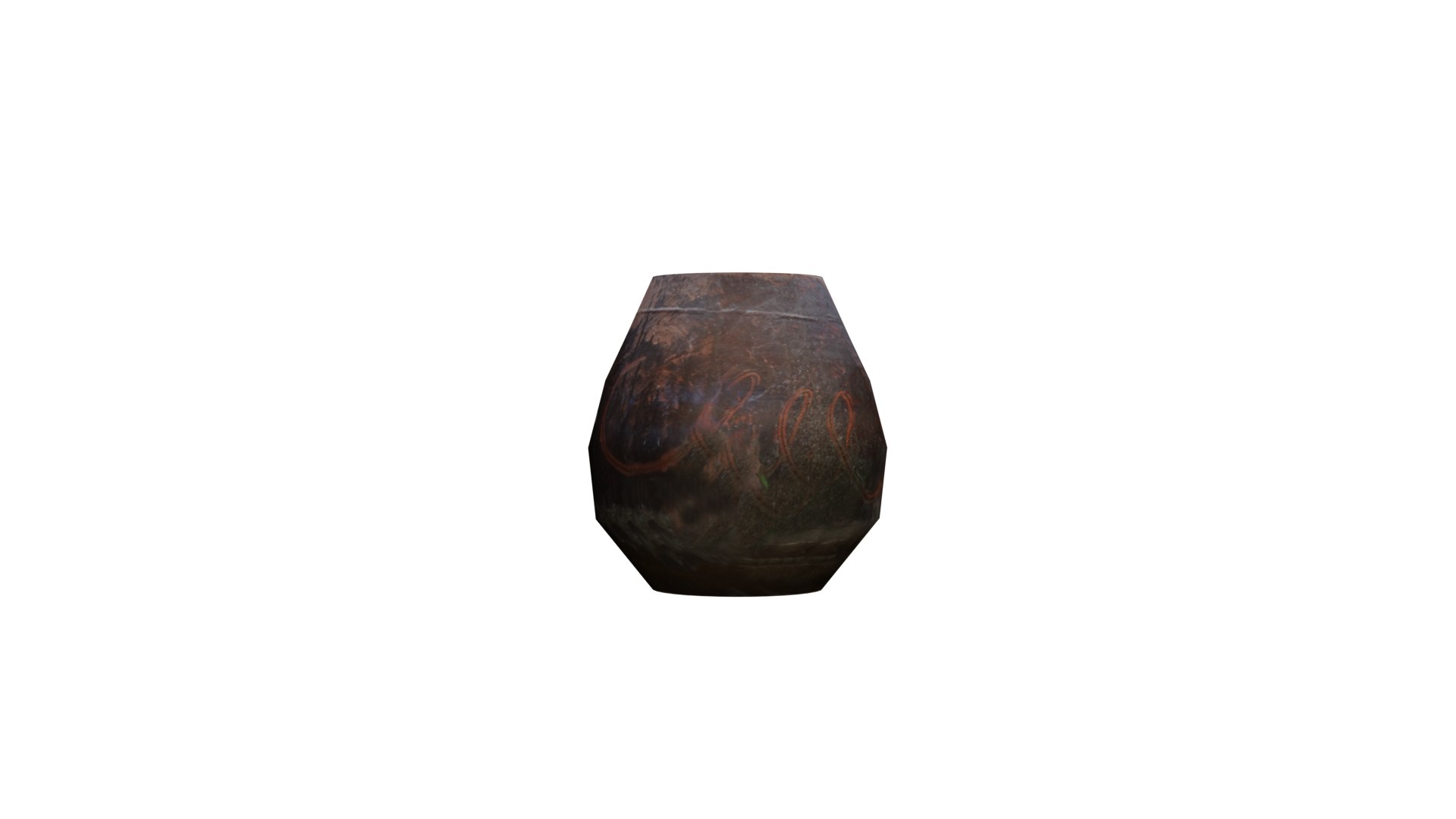 3D Korean Traditional Jangdokdae Pot Jar Model - TurboSquid 1851004