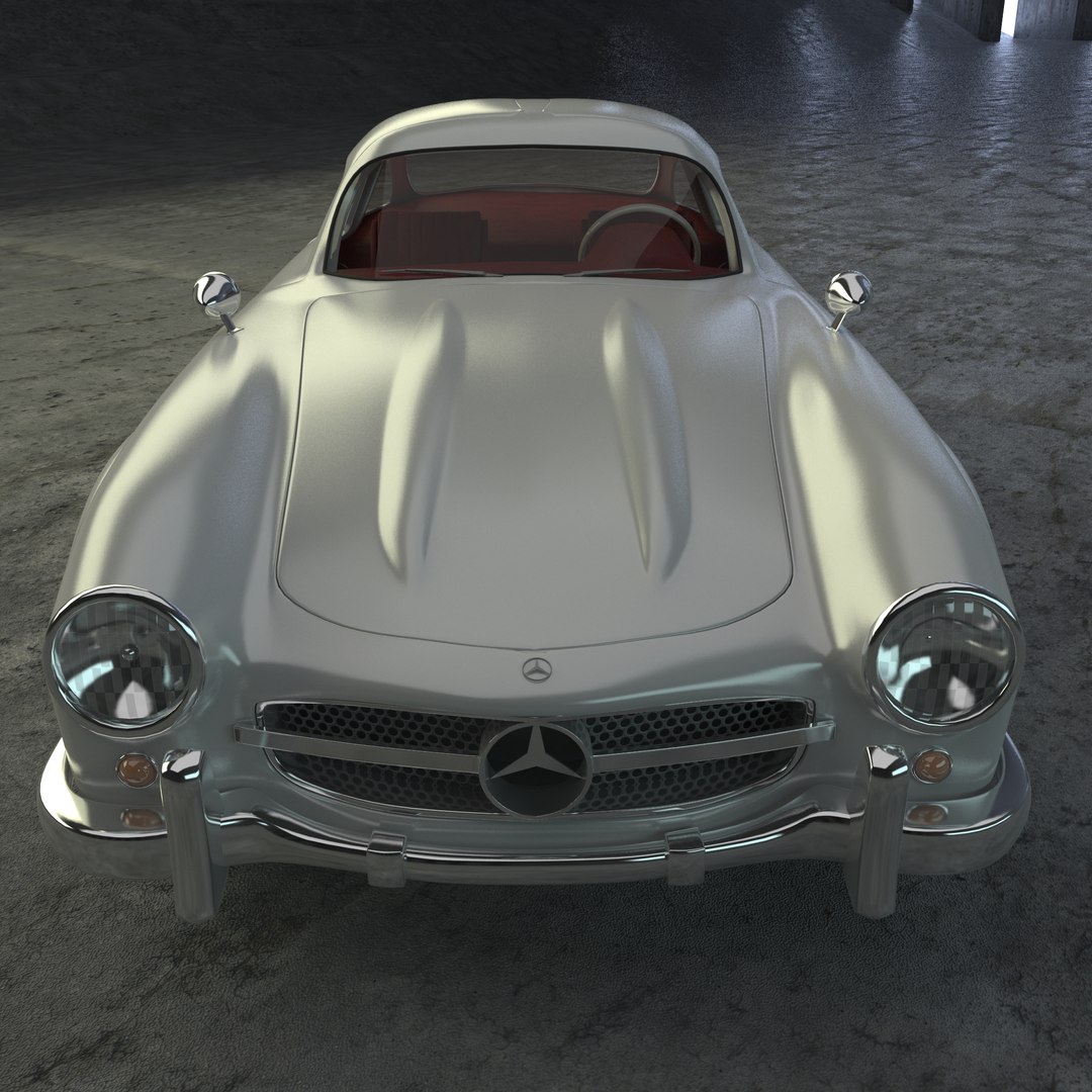3D mercedes 300 sl - TurboSquid 1331995