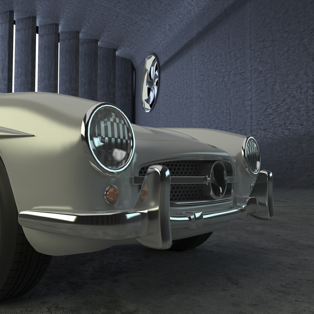 3D mercedes 300 sl - TurboSquid 1331995
