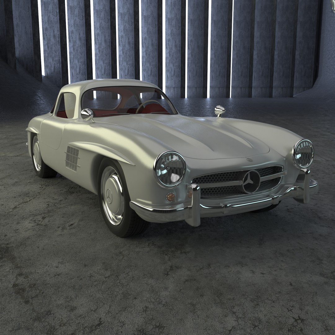 3D mercedes 300 sl - TurboSquid 1331995