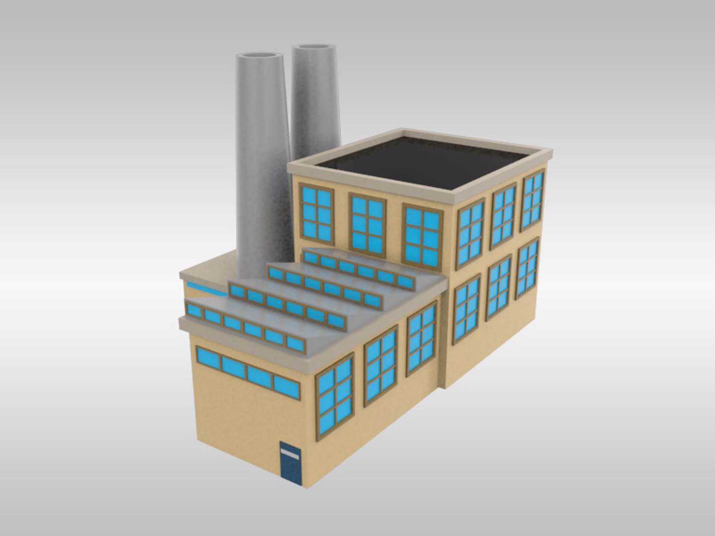 Simple Factory 3d Max