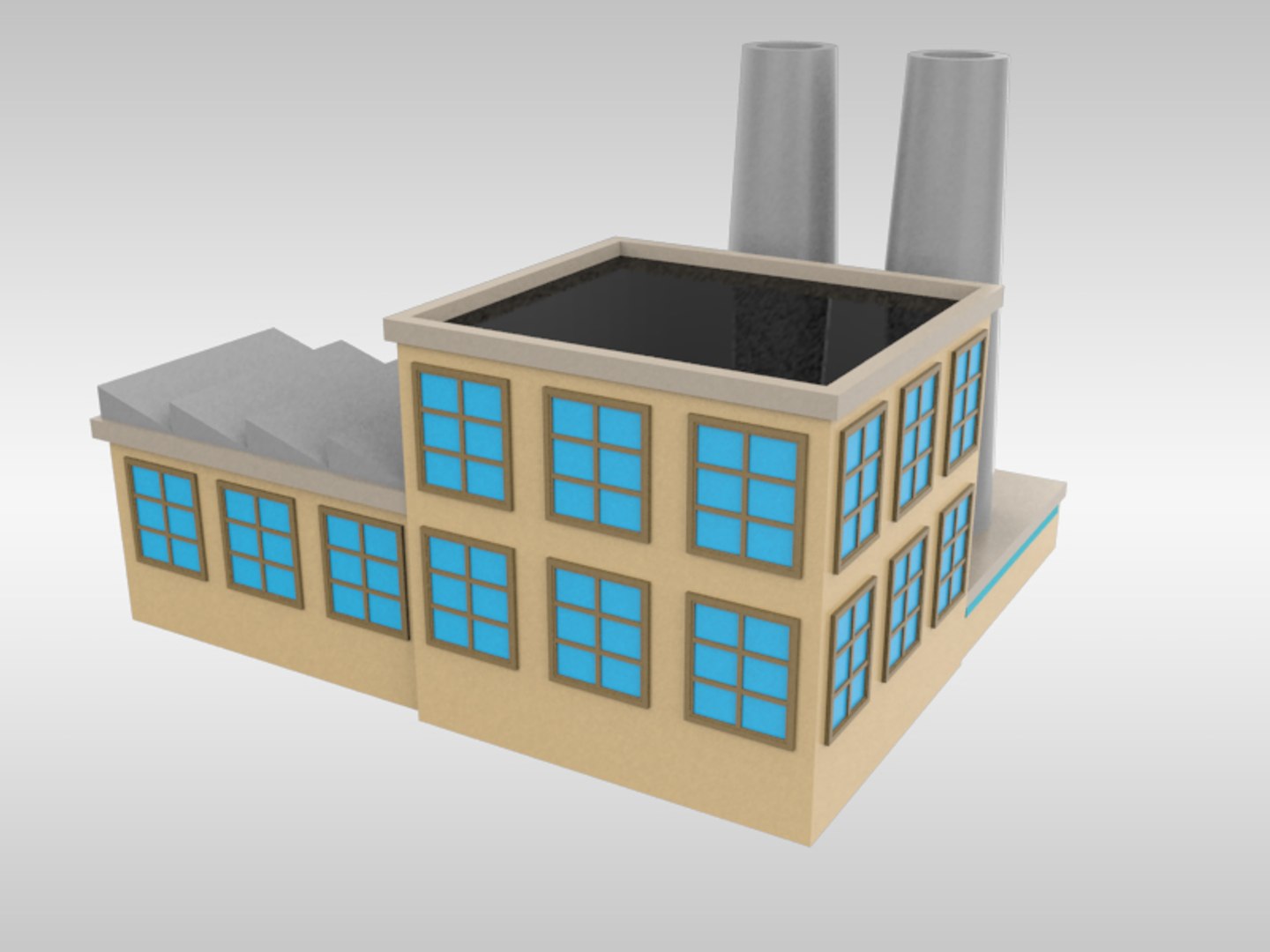 Simple Factory 3d Max