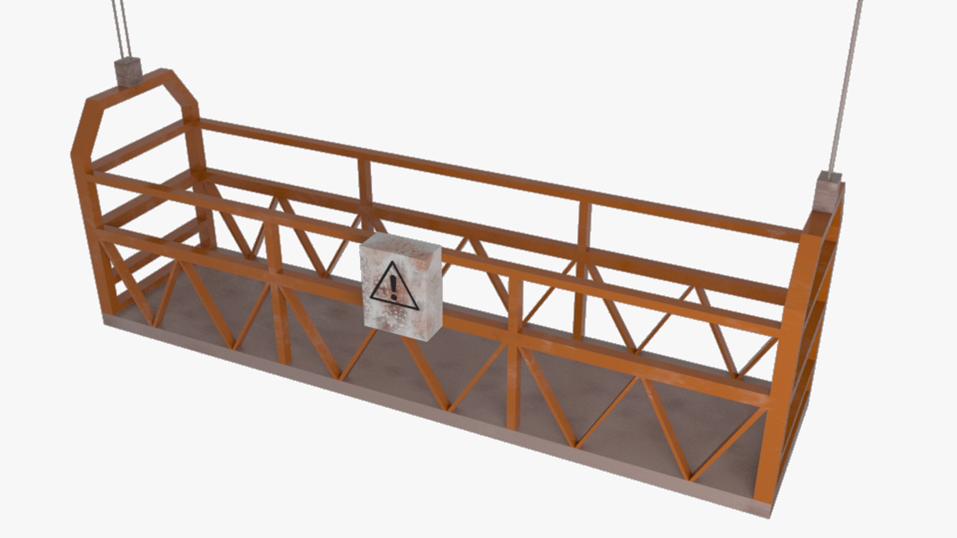 Window Cleaning Lift 3d Obj