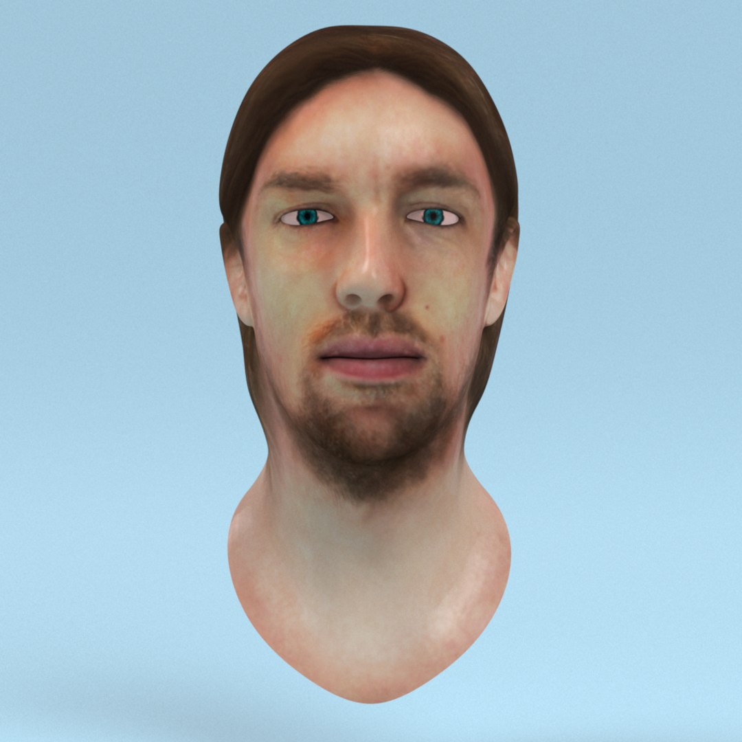 3D man head - TurboSquid 1306380