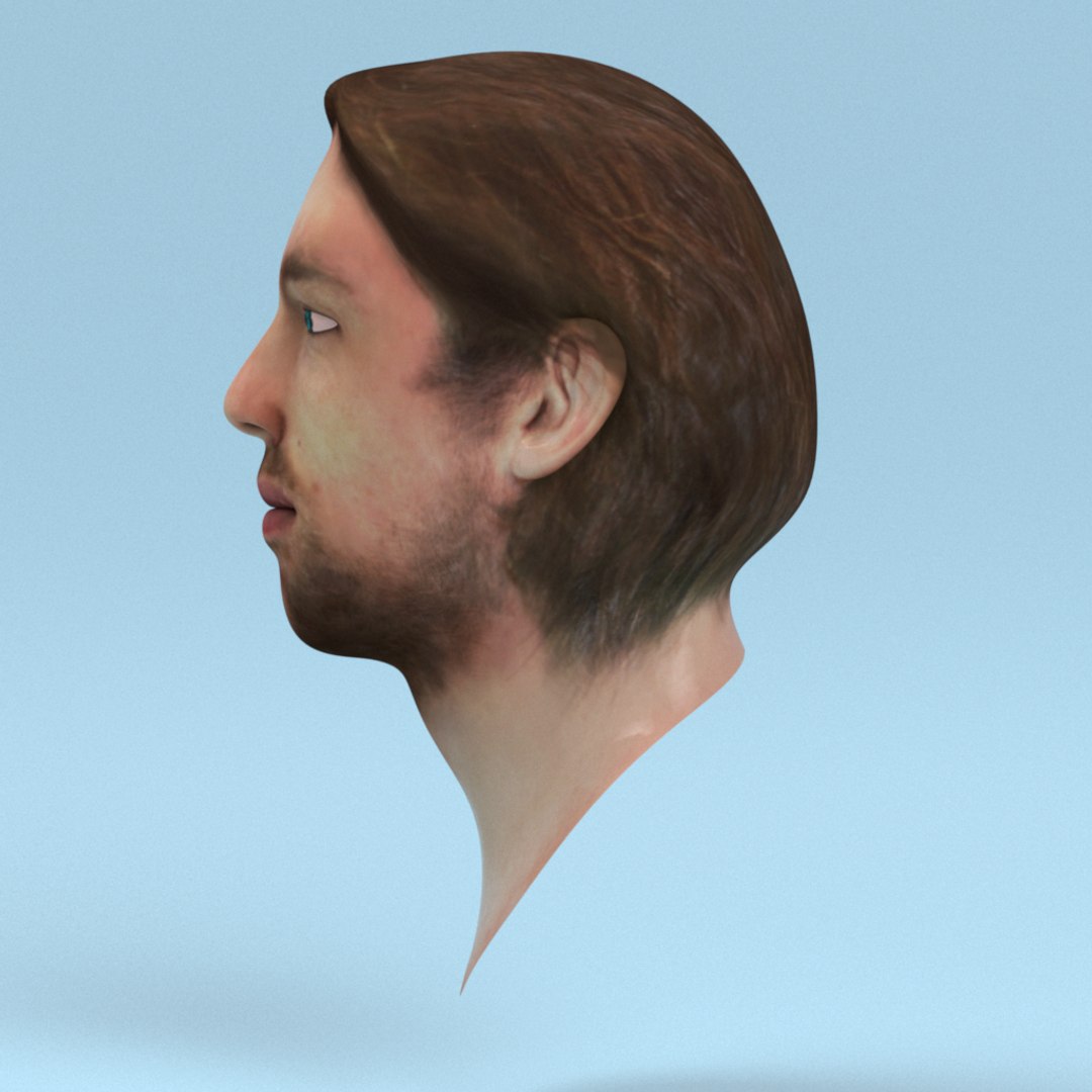 3D man head - TurboSquid 1306380