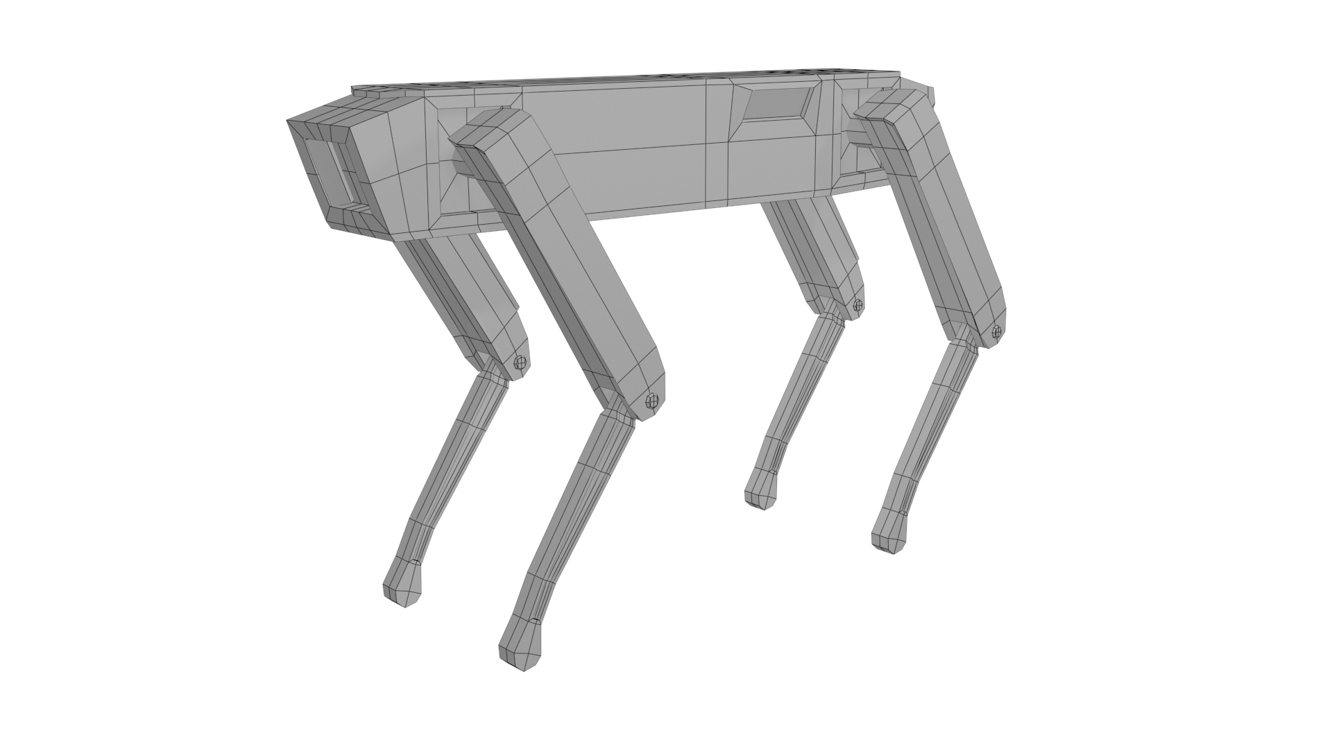 3D Robot Dog Low Poly Rigged - TurboSquid 2017739