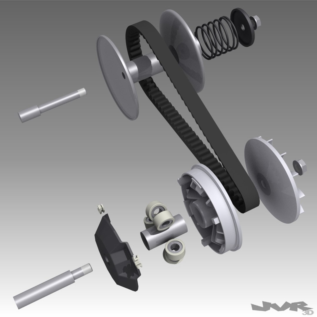 small cvt continuously variable fbx