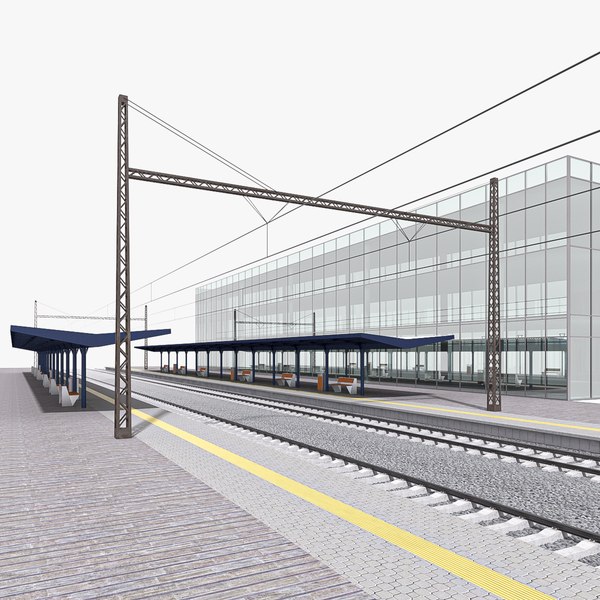 Railway Station 3D Models for Download | TurboSquid