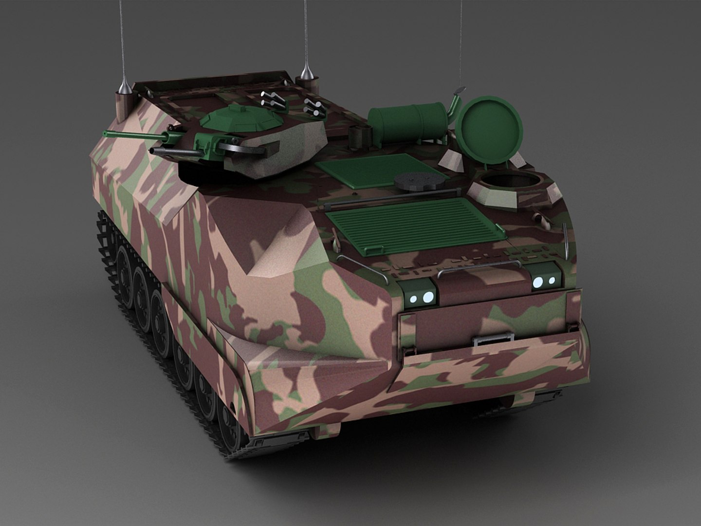 American Aav-7 Amphibious Vehicle 3D Model - TurboSquid 1614413