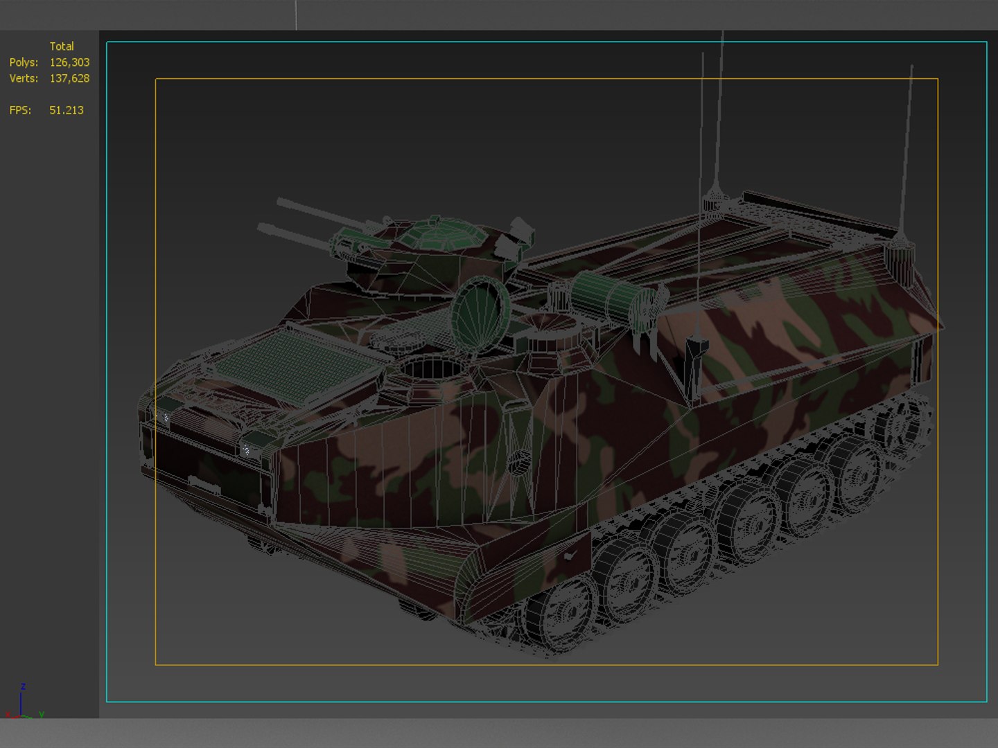 American Aav-7 Amphibious Vehicle 3D Model - TurboSquid 1614413