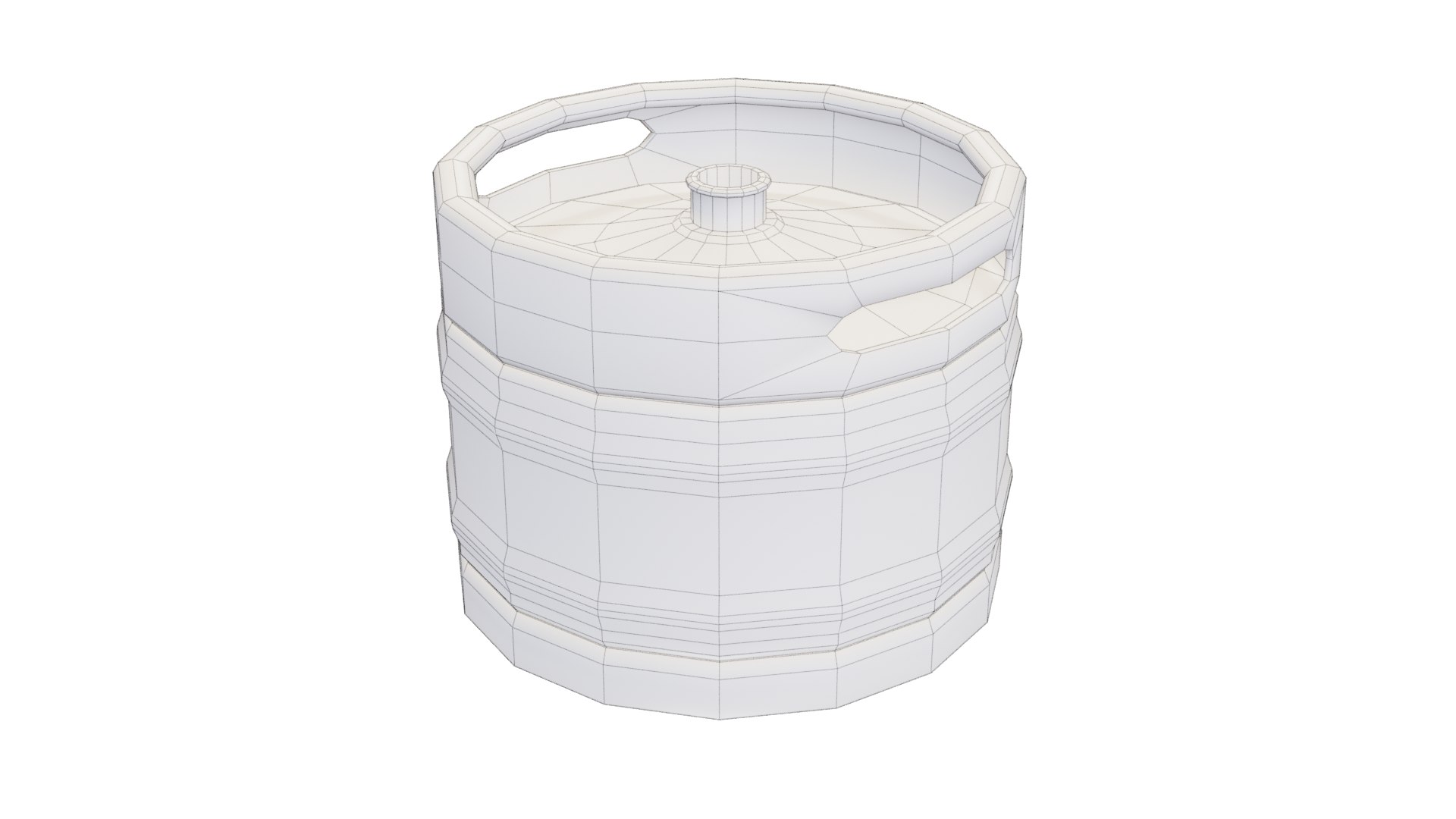 Beer Drum 30L 01 3D - TurboSquid 2355887