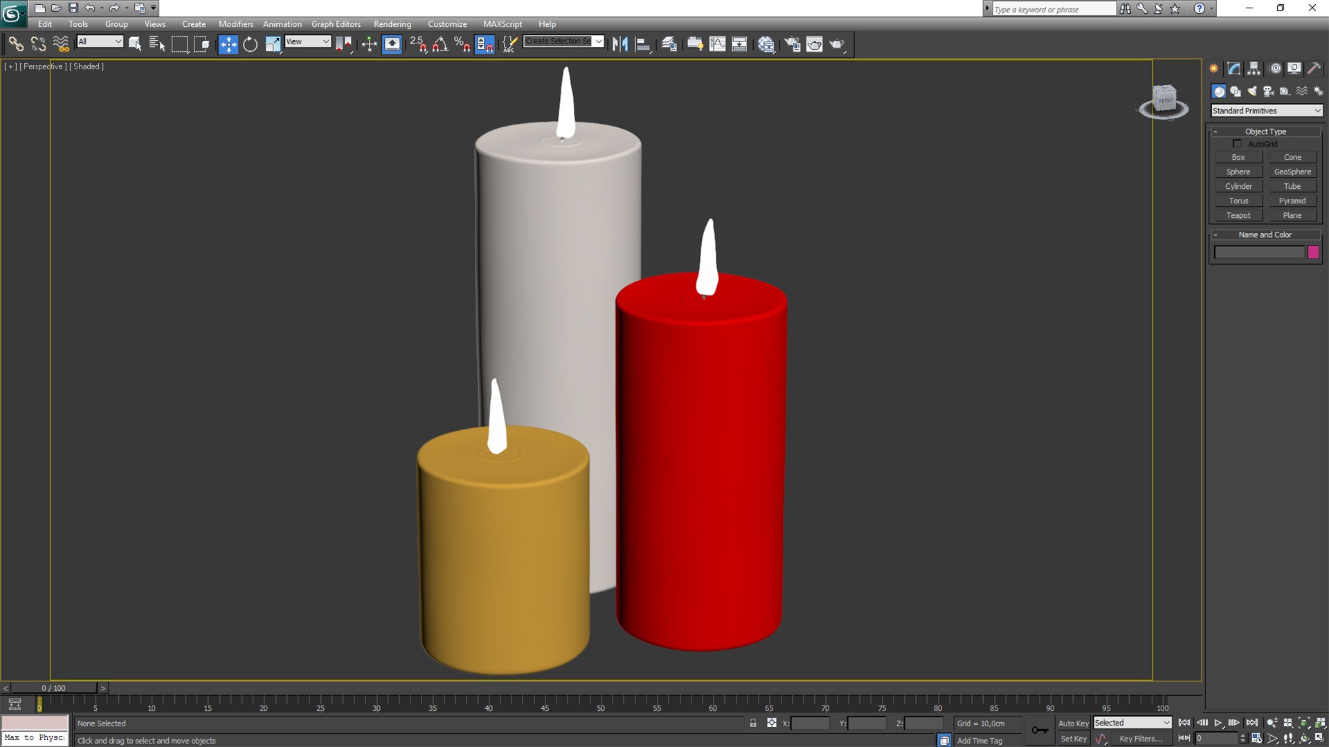 3D model candles flame light - TurboSquid 1464374