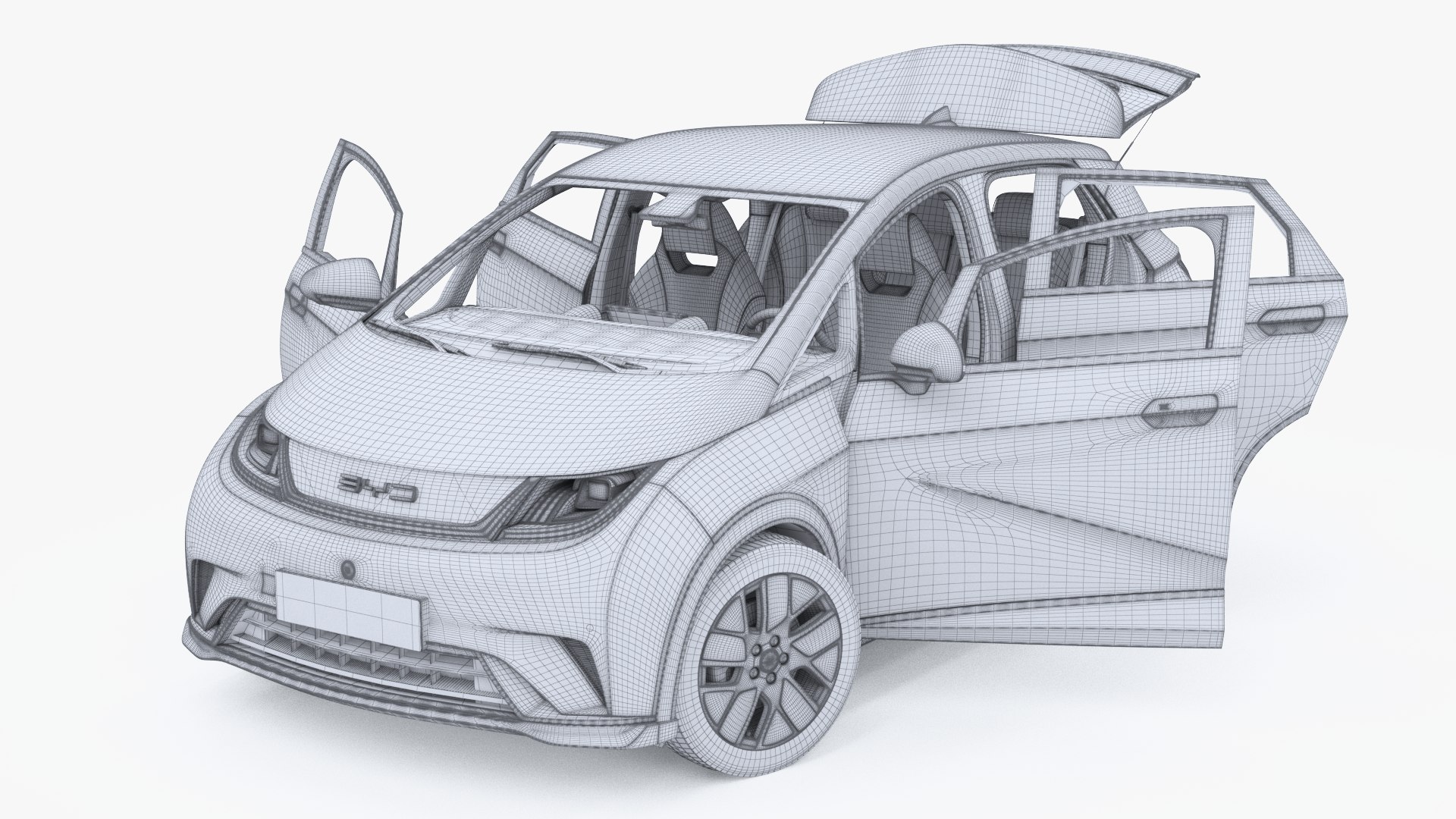 3D 2023 BYD Dolphin EV model - TurboSquid 2095939