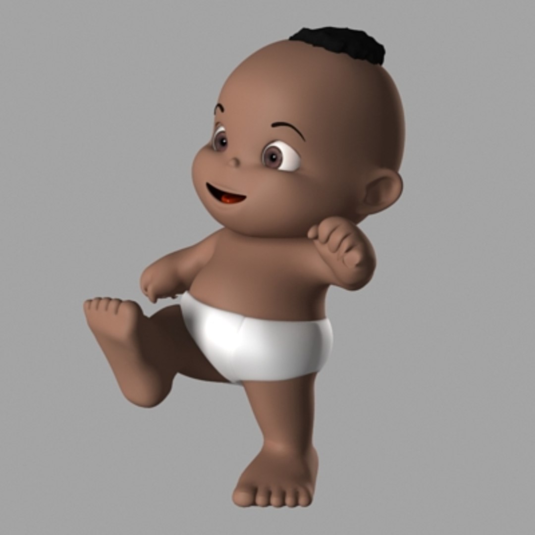 3d Baby Boy Model