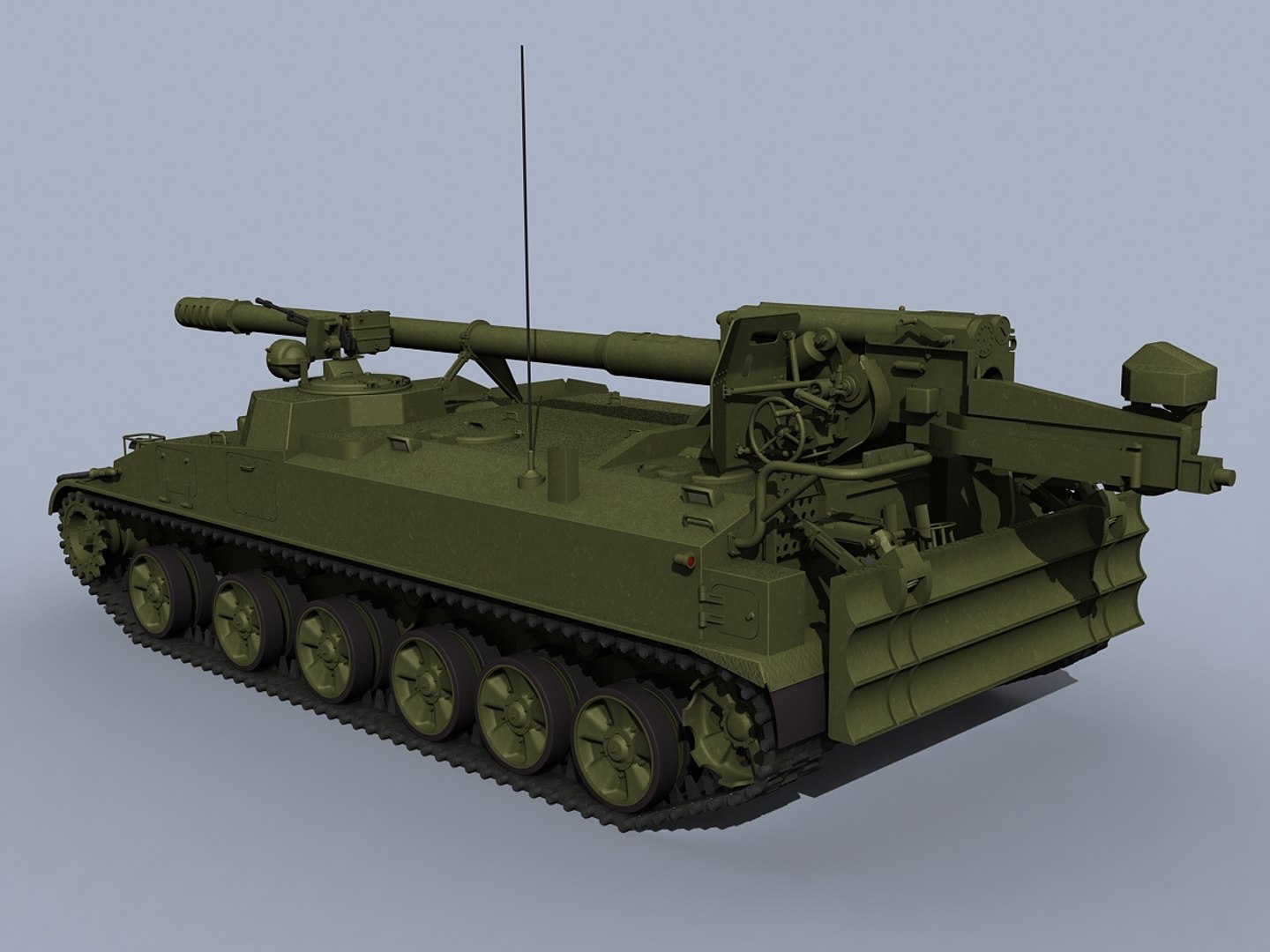 3d Model 2s5 Giatsint-s Artillery