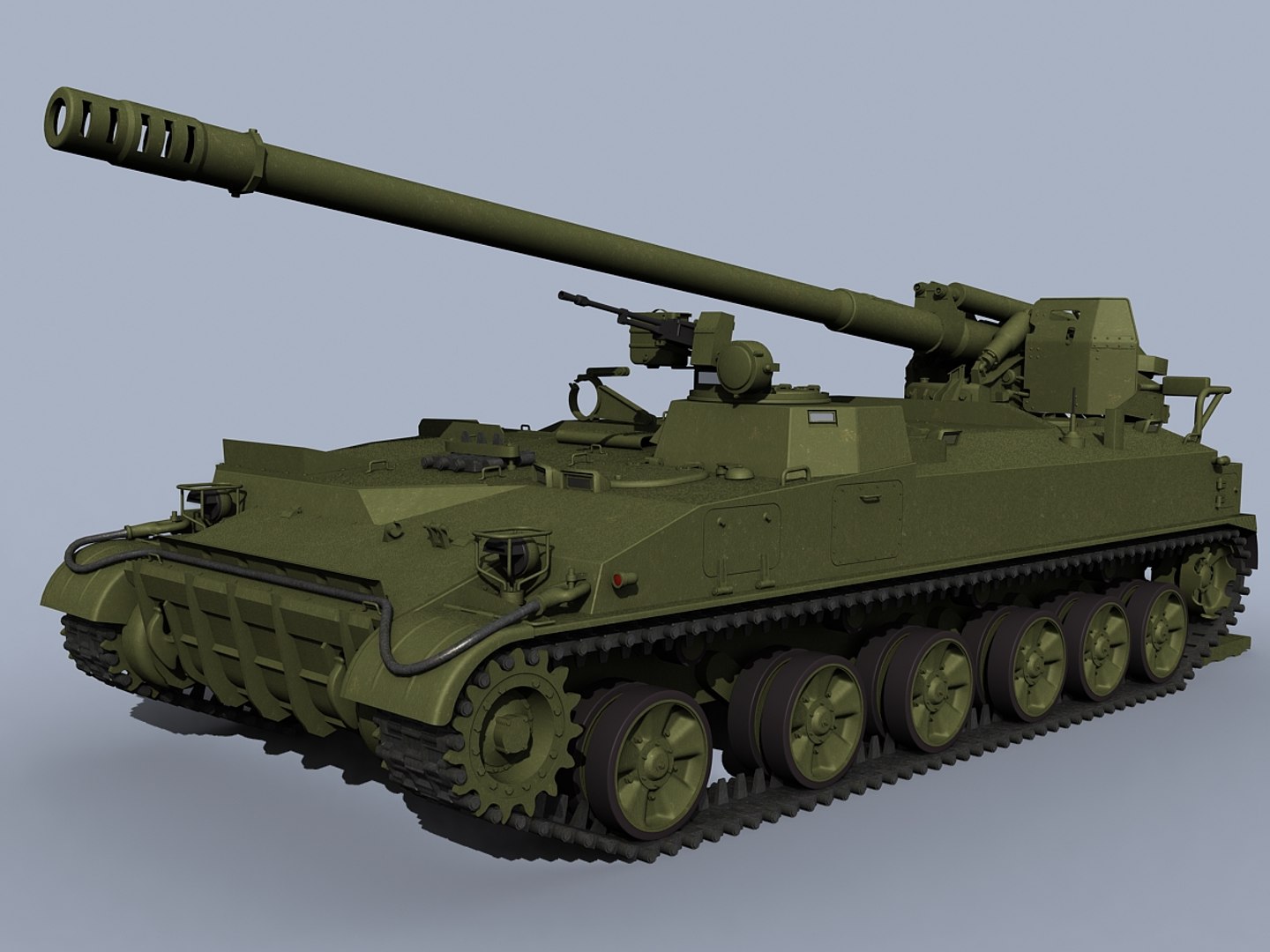 3d Model 2s5 Giatsint-s Artillery